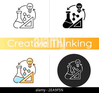 STEM education engineering design thinking oriented program isometric composition with students ...