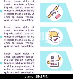 Initiation contract process concept icon with text Stock Vector Image ...