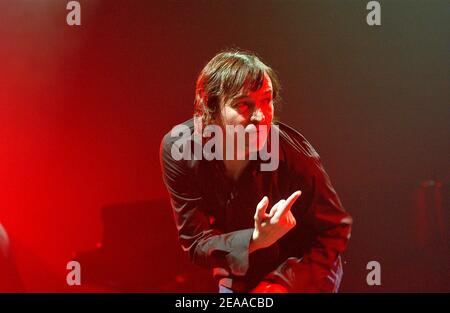 French singer Cali performs at l'Olympia in Paris, France on November ...