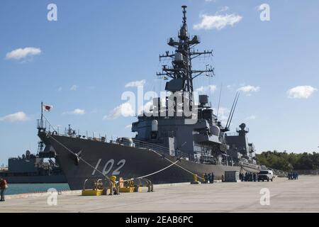 Naval Base Guam hosts US-Japanese ships for Multi-sail 2016 160304 ...