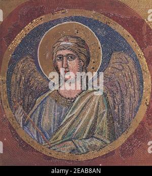 Navicella mosaic - Fragment in Vatican - light Stock Photo - Alamy
