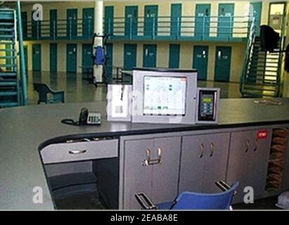 Navy consolidated brig -- cell blocks Stock Photo - Alamy