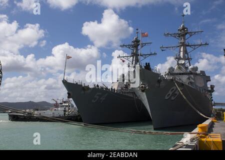 NBG hosts US-JN ships for Multi-Sail 2016 160304 Stock Photo - Alamy