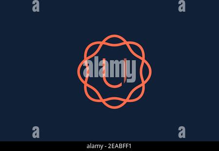 Y orange monogram floral alphabet letter logo for company and business ...
