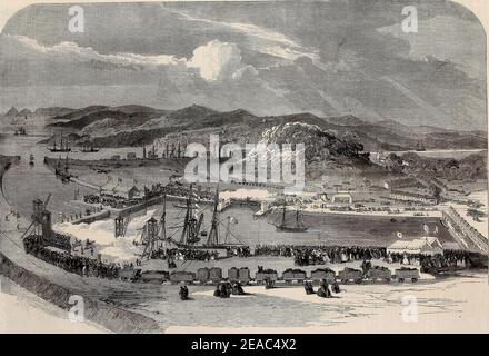 New Floating Docks at Britonferry Near Neath Glamorganshire Stock Photo ...