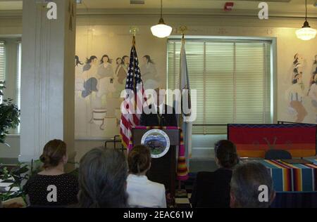 New Mexico Congressman Steve Pearce speaking at Department of Interior ...
