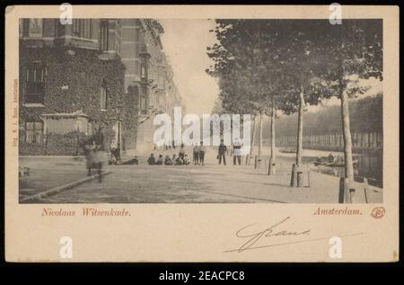 Nicolaas Witsenkade gezien vanaf het 2e Weteringplantsoen in oostelijke ...