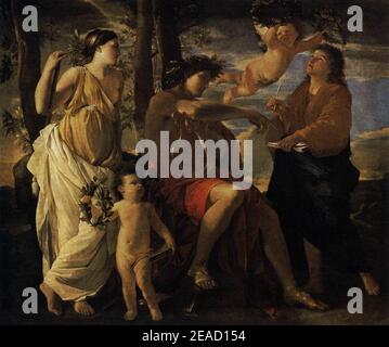 Nicolas Poussin - The Inspiration of the Poet Stock Photo - Alamy