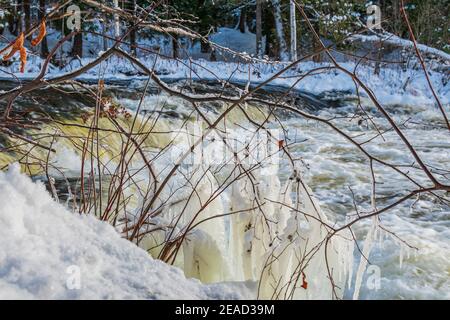 Furnace Falls Conservation Area Irondale Kinmount Ontario Canada Stock ...