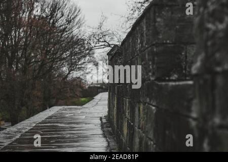 York Roman Walls, Yorkshire, England, UK Stock Photo - Alamy