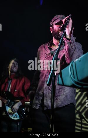 Alex Maas of The Black Angels on stage for their sell-out gig at Camden ...