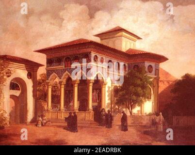 Nikolay Makovsky After Church Stock Photo - Alamy