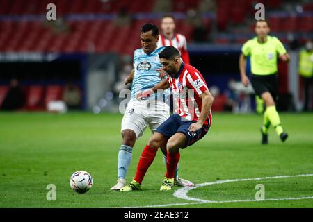 MADRID, SPAIN - February 5: Renato Tapia of Leganes in action during ...