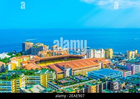 Aerial view of Stade Louis II in Monaco Stock Photo - Alamy