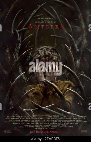 KERI RUSSELL, JESSE PLEMONS and JEREMY T. THOMAS in ANTLERS (2021 ...