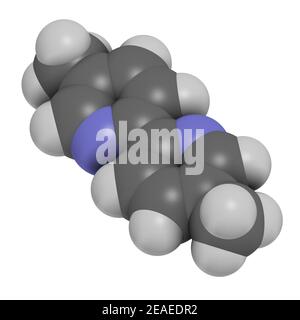 Abametapir head lice treatment drug molecule, illustration Stock Photo ...