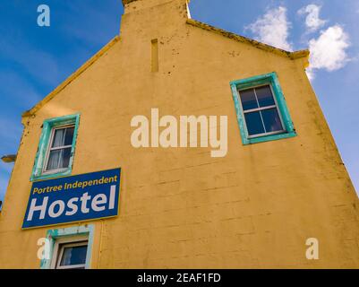 Exterior of Portree Independent Hostel Isle of Skye Scotland June 2012 ...