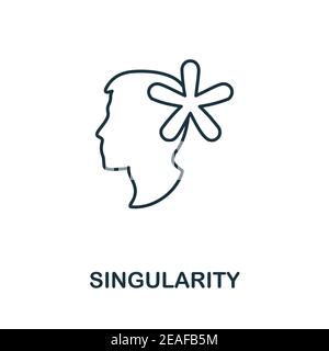 Singularity icon. Simple element from business management collection ...