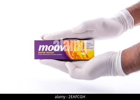Moov Rapid relife muscle pain killer on white background Stock Photo ...