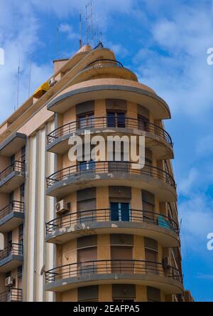 Benghazi old Italian colonial quarter, Libya Stock Photo - Alamy
