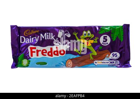 Cadbury Dairy Milk Freddo chocolate bars caramel and popping candy ...