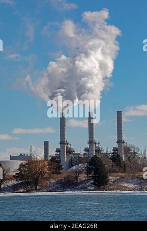 Sarnia, Ontario, Canada - TransAlta's gas-fired cogeneration power ...