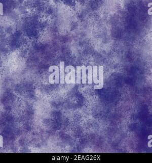 Watercolor blue and purple abstract gradient pattern with gold dust ...