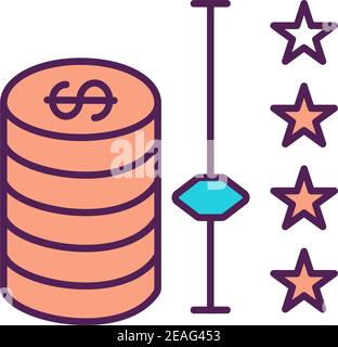 Cut price RGB color icon Stock Vector Image & Art - Alamy