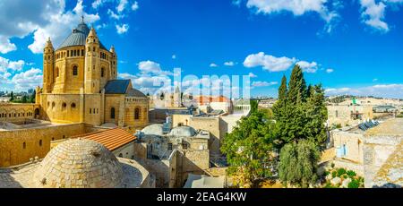 Franciscan monastery of dormition in Jerusalem, Israel Stock Photo - Alamy