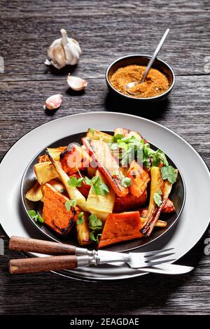 Moroccan roasted root vegetables: parsnip and carrot with ras el hanout ...