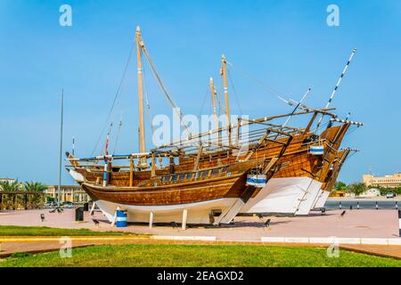 Kuwait, Kuwait City, Maritime Museum, traditional boats Stock Photo - Alamy