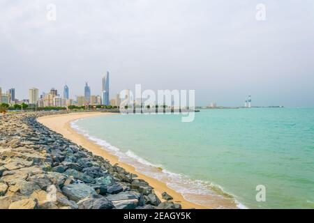 A panoramic view of the Kuwait City Skyline Stock Photo - Alamy