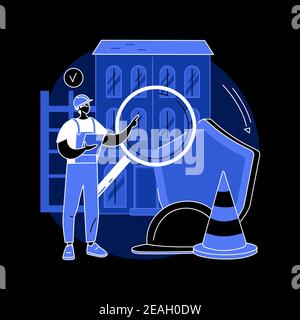 Building safety abstract concept vector illustration Stock Vector Image ...