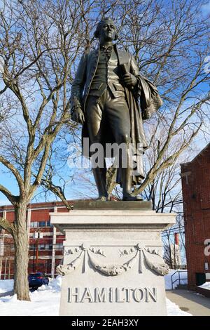 HAMILTON STATUE PATERSON NEW JERSEY USA Stock Photo - Alamy