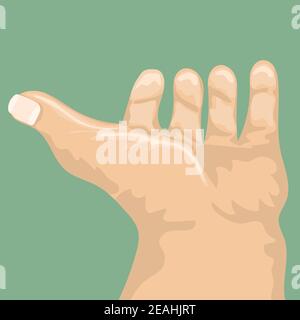 hand man cartoon receiving gesture image Stock Vector Image & Art - Alamy
