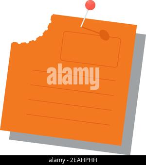 Bright square colored sheets of paper for notice Stock Vector Image ...