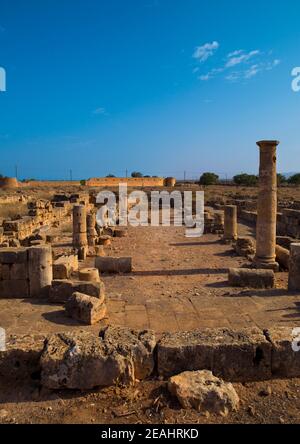 Roman ruins, Cyrenaica, Tocra, Libya Stock Photo - Alamy