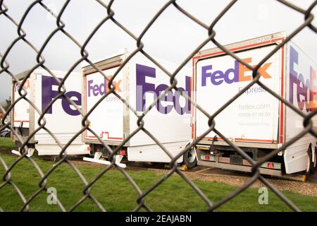 The UK Headquarters of FedEx logistics company Stock Photo - Alamy