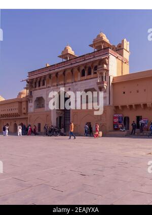 Suraj Pole Gate From Jalebi Chowk Inside Amer Fort Stock Photo - Alamy