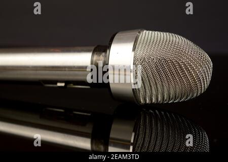 Mic Drop to the Floor Stock Photo - Alamy