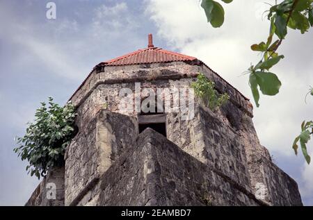 The Punta Cruz watchtower in Bohol, Philippines Stock Photo - Alamy