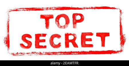 Stamp with text top secret classified inside, illustration Stock Photo ...