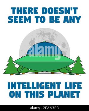 No sign of intelligent life Stock Photo - Alamy