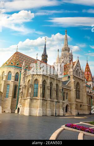 Facade of Fishing Bastion in Budapest at summer day Stock Photo - Alamy