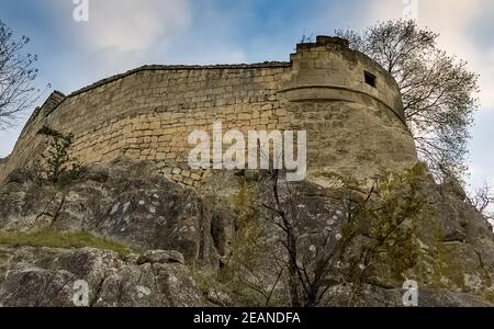 Baltic sea limestone rocky coast, cliff. Estonia Stock Photo - Alamy