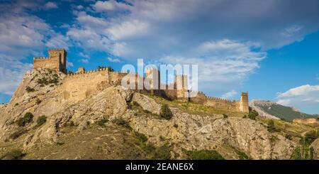 Genoese fortress (Sudak, Crimea, Ukraine Stock Photo - Alamy