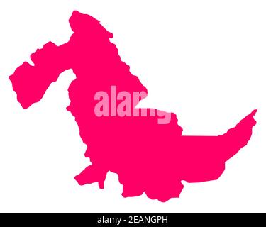 Map of Ucayali Stock Photo - Alamy