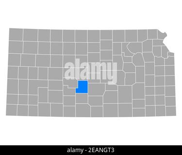 Map of Stafford in Kansas Stock Photo - Alamy