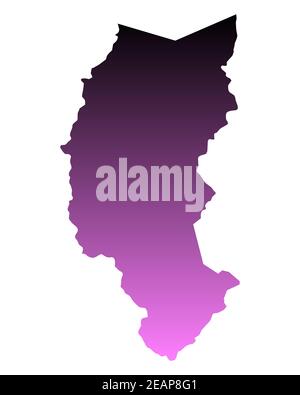 Map of Puno Stock Photo - Alamy