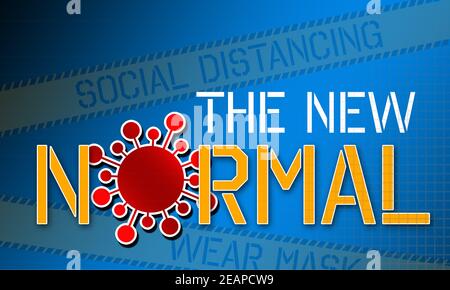 New normal concept for life after COVID-19 Stock Photo - Alamy